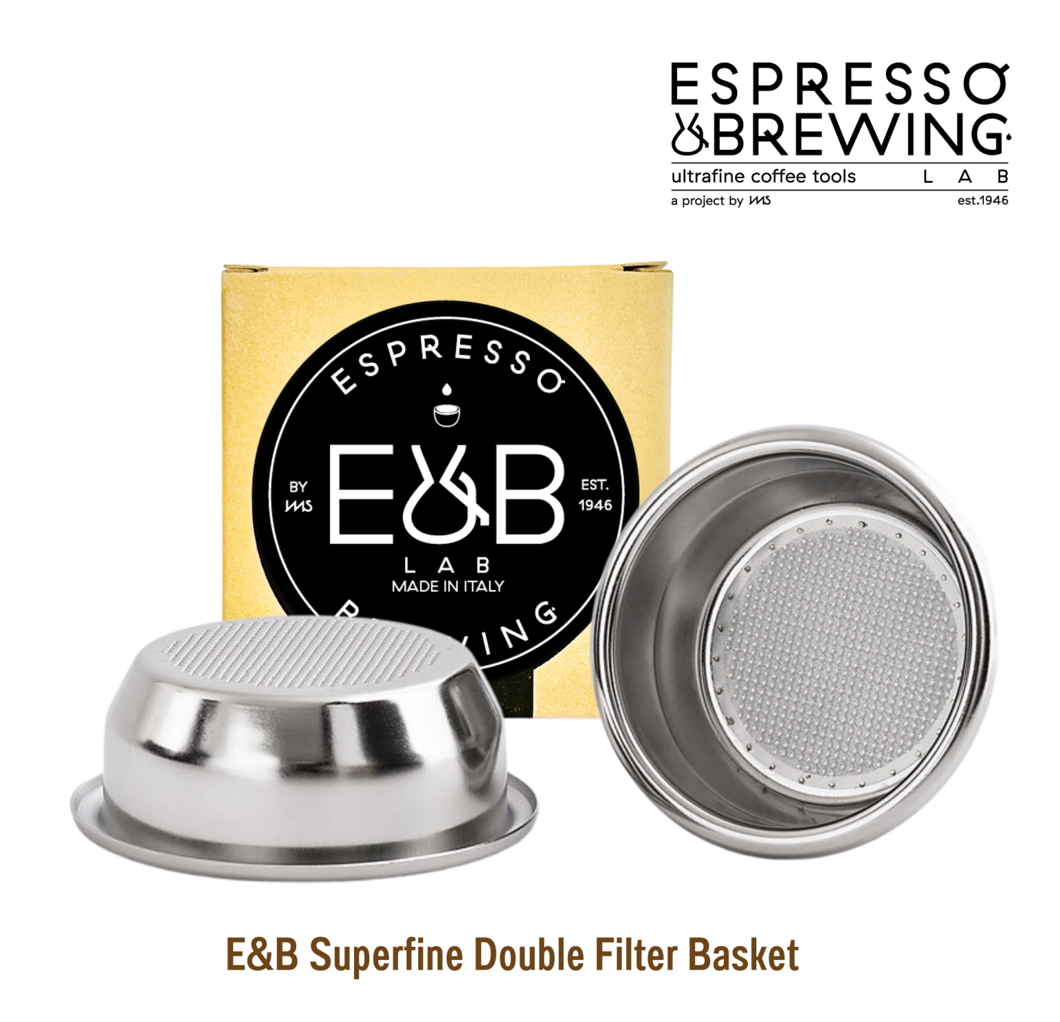 E&B Superfine Double Filter Basket 58 mm. – MEKA.COFFEE